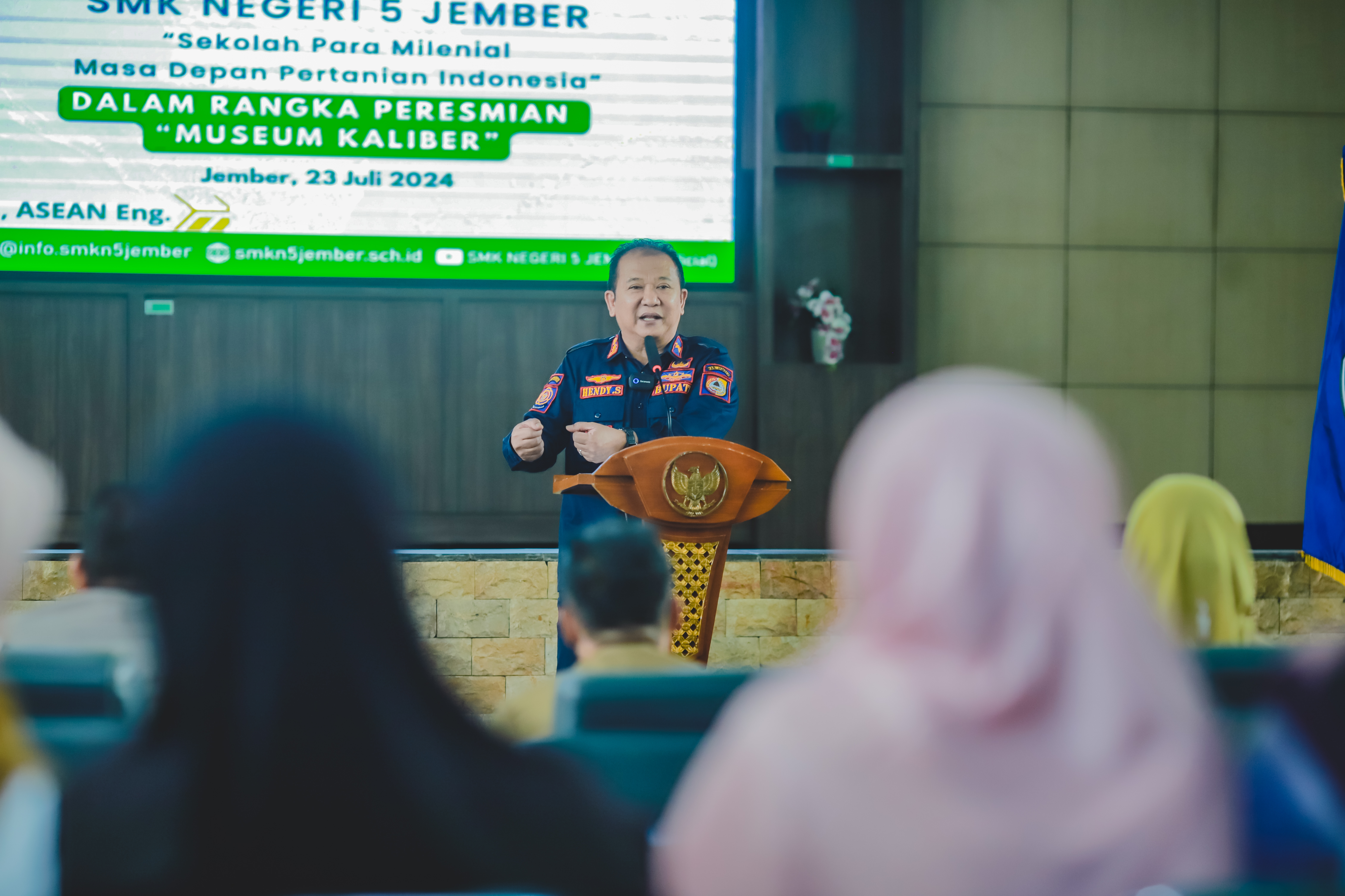 Bupati Jember Resmikan Museum Kaliber SMKN 5 Jember – Pemkab Jember