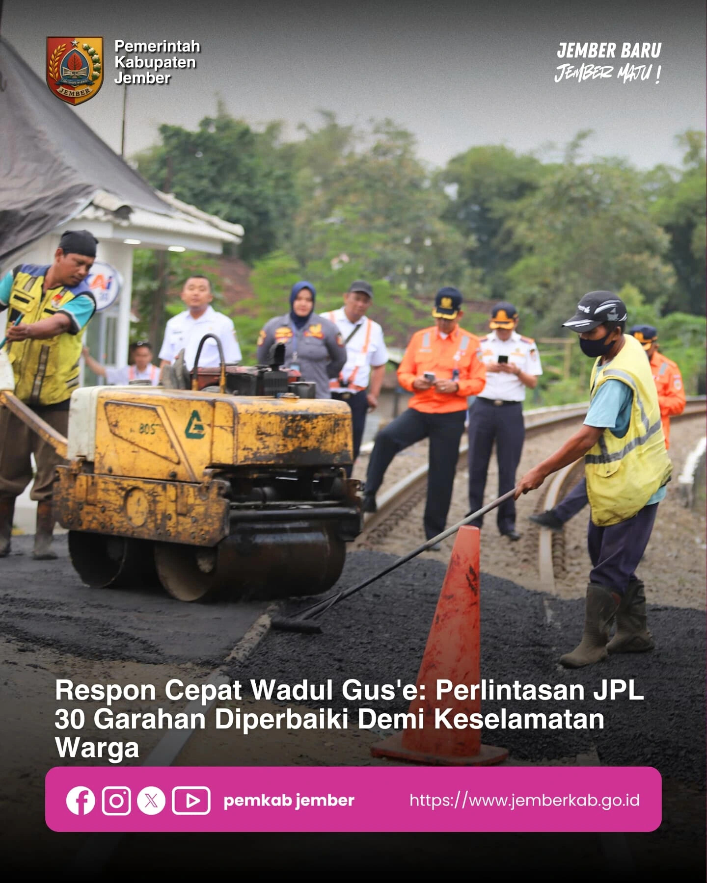 Perbaikan JPL 30 Garahan Selesai, Jalur Banyuwangi-Jember Kini Lebih ...